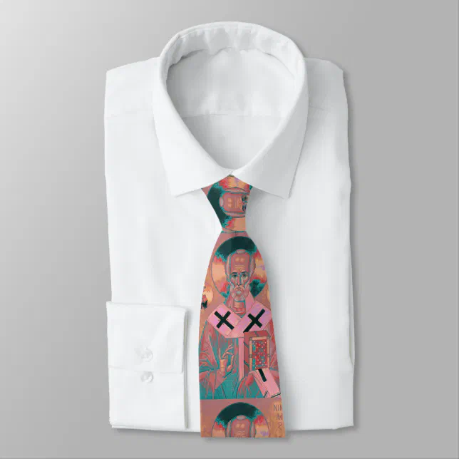 Saint Nicholas Icon Tie | Zazzle