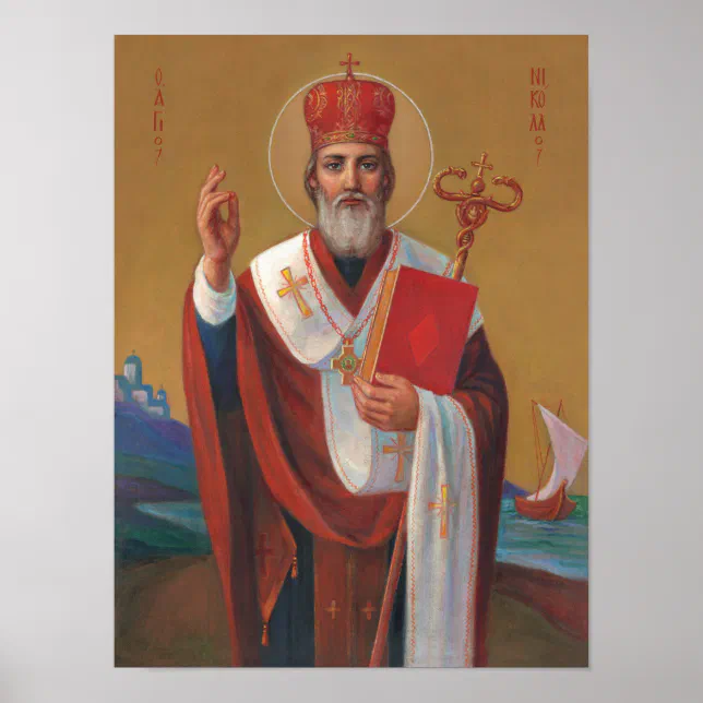 Saint Nicholas Poster | Zazzle