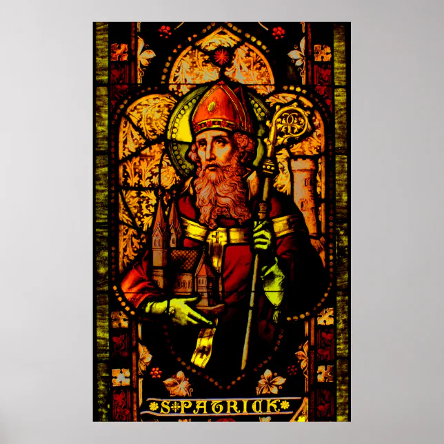 Saint Patrick - Portrait Poster | Zazzle