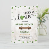 Saint Patricks day lucky in love card | Zazzle