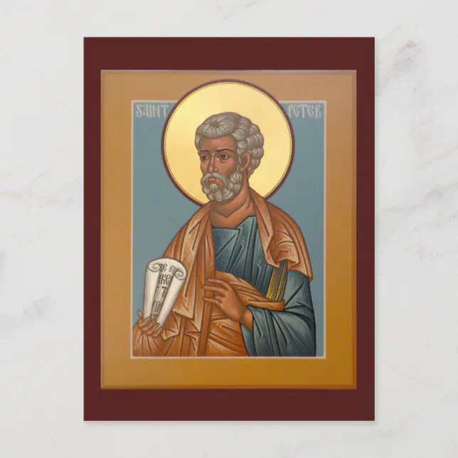 Saint Peter Prayer Card | Zazzle