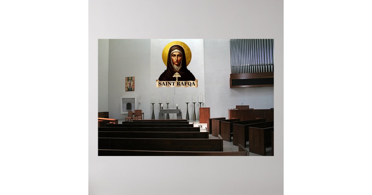 Saint Rafqa Chapel Icon Poster | Zazzle