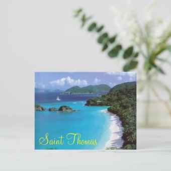 Saint Thomas postcard | Zazzle