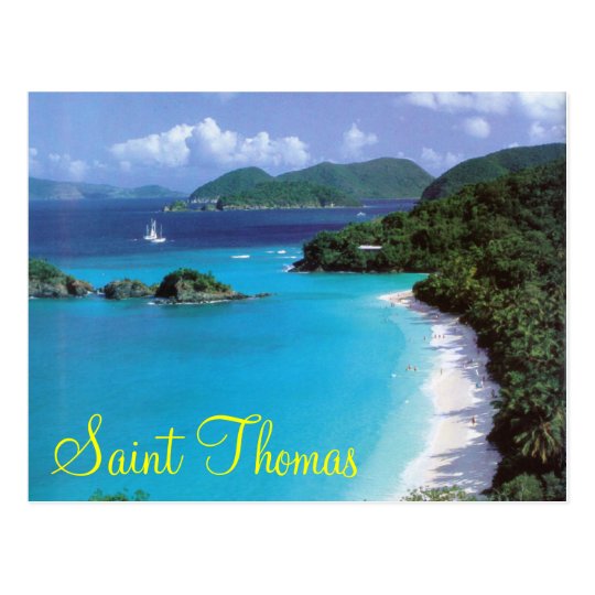 Saint Thomas postcard | Zazzle.com