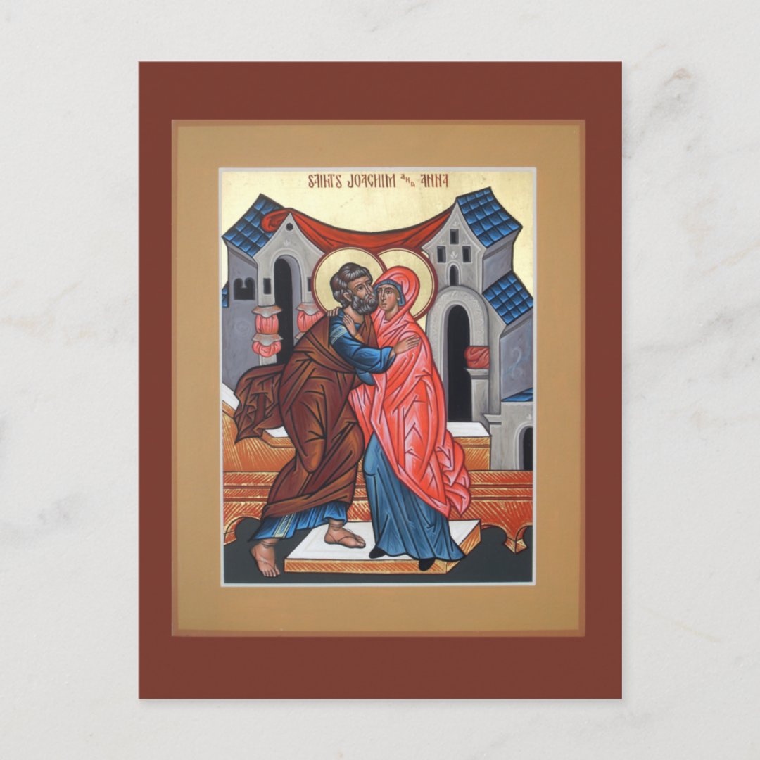 Saints Joachim and Anna Prayer Card | Zazzle