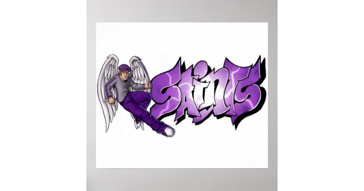 Saints Row Graffiti Poster | Zazzle