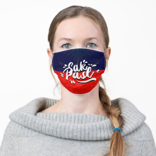 Sak Pase! Haiti Face Mask, Haitian Mask | Zazzle