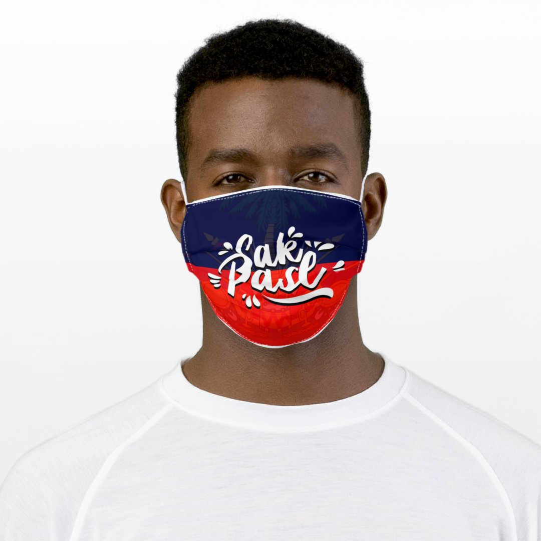 Sak Pase! Haiti Face Mask, Haitian Mask | Zazzle