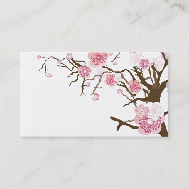 Sakura Business Card | Zazzle
