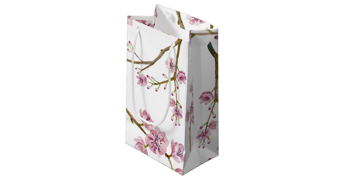 Sakura Cherry Blossom Small Gift Bag | Zazzle