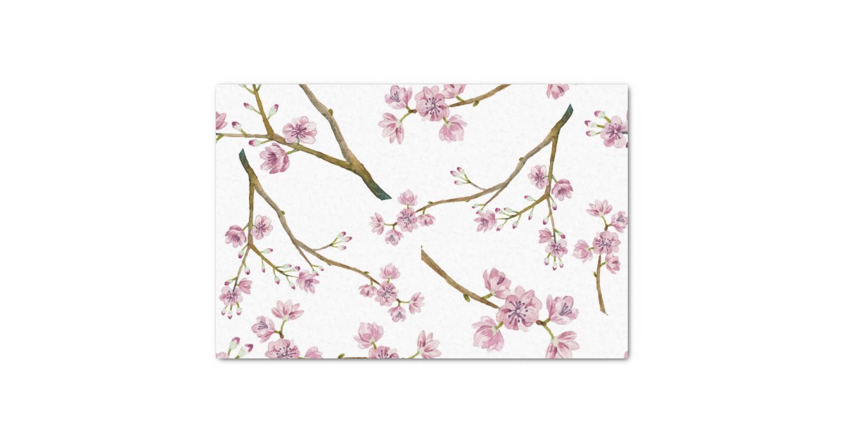 Sakura Cherry Blossom Tissue Paper | Zazzle
