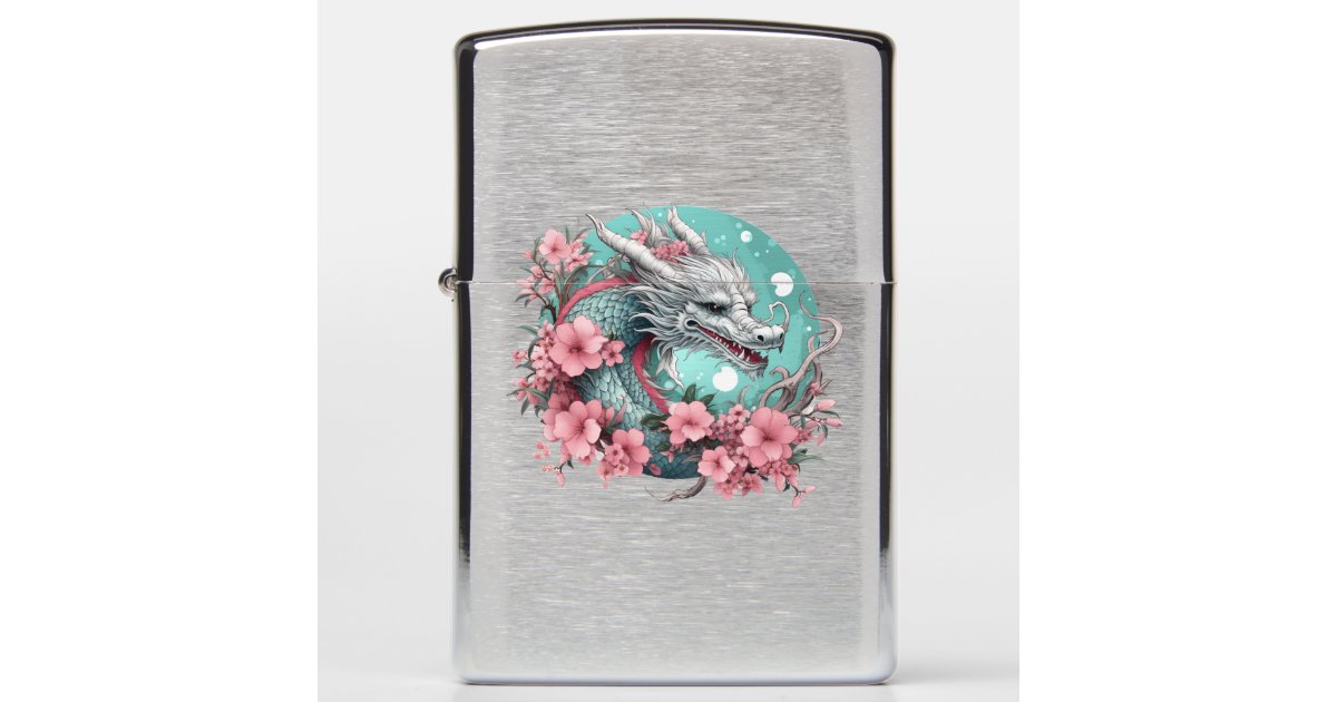 Sakura Dragon Zippo Lighter | Zazzle