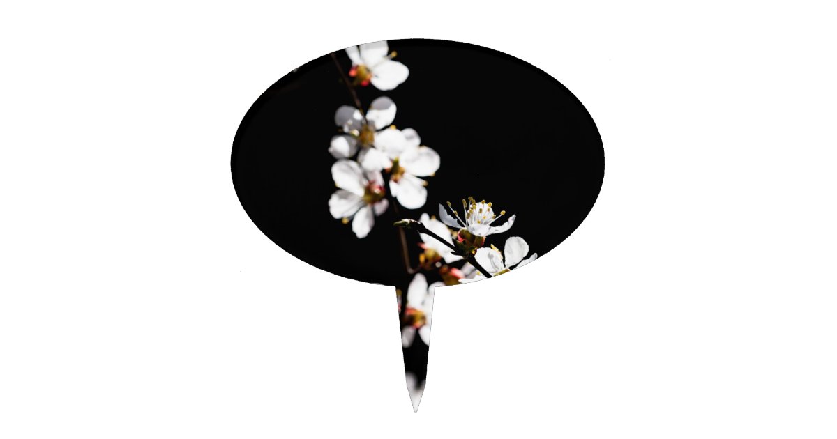 Sakura flowers cake topper | Zazzle