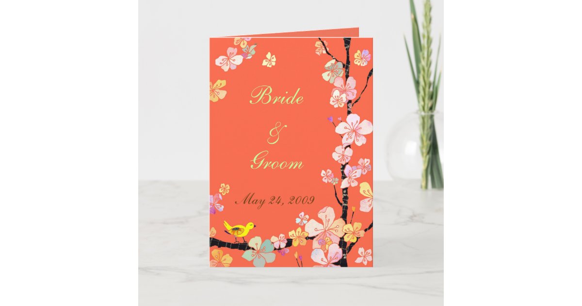 Sakura Wedding Invitation Card | Zazzle
