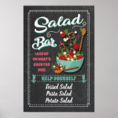 Salad Bar Party Sign | Zazzle