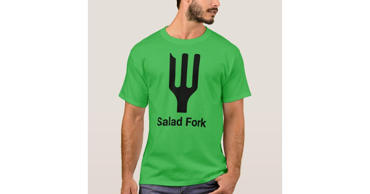 Salad Fork Shirt | Zazzle