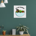Salad-mander Funny Salamander Animal Pun Poster | Zazzle