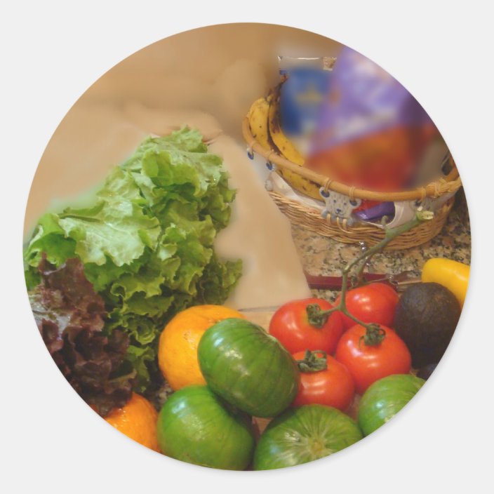 Salad Tonight! Classic Round Sticker | Zazzle.com