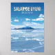 Salar de Uyuni Bolivia Travel Art Vintage Poster | Zazzle
