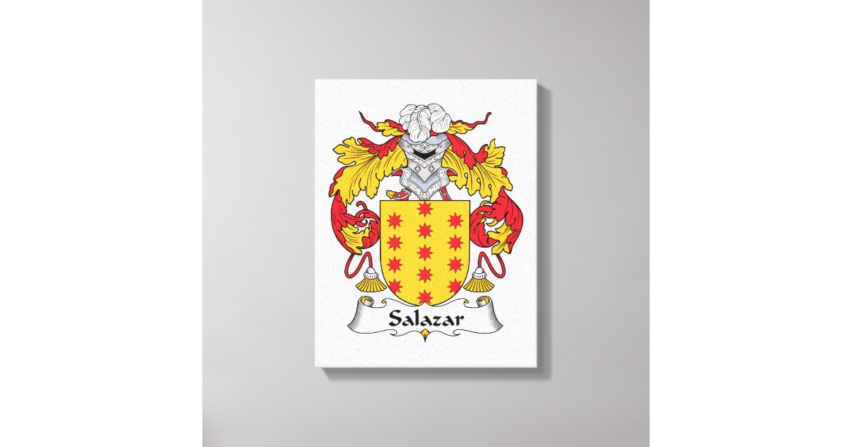 Salazar Family Crest Canvas Print | Zazzle