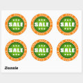 Sale Sign Classic Round Sticker | Zazzle