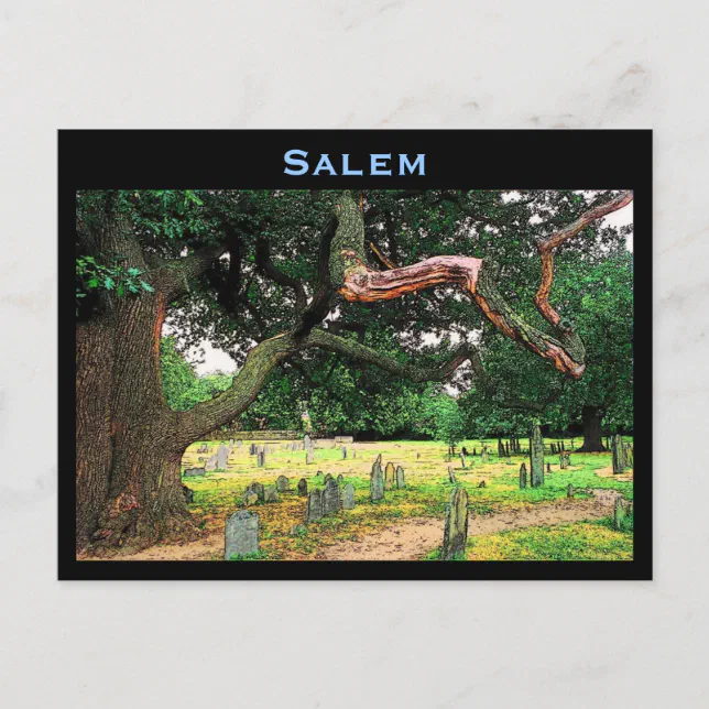 Salem Cemetery Postcard | Zazzle