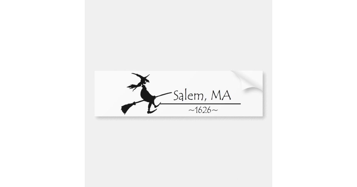 Salem, MA 1626 Bumper Sticker | Zazzle