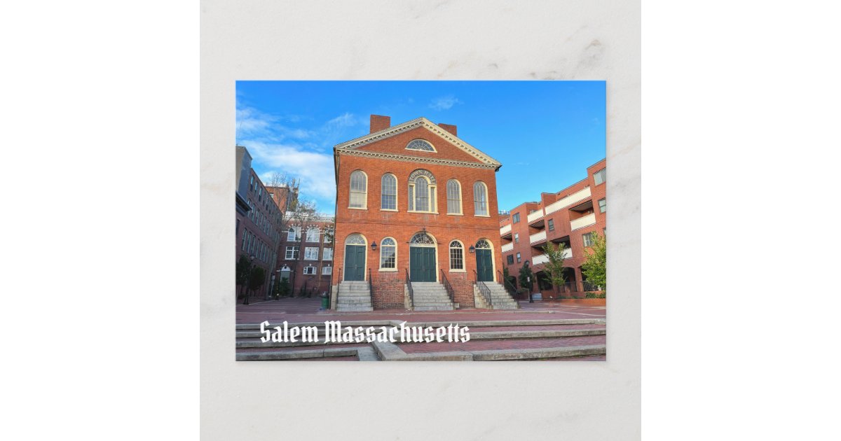 Salem Massachusetts Postcard | Zazzle