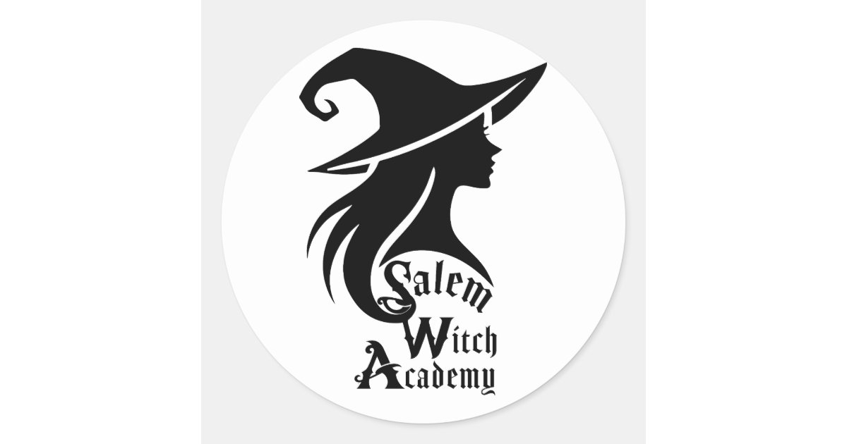 Salem Witch Academy Wiccan Witches Halloween Party Classic Round ...