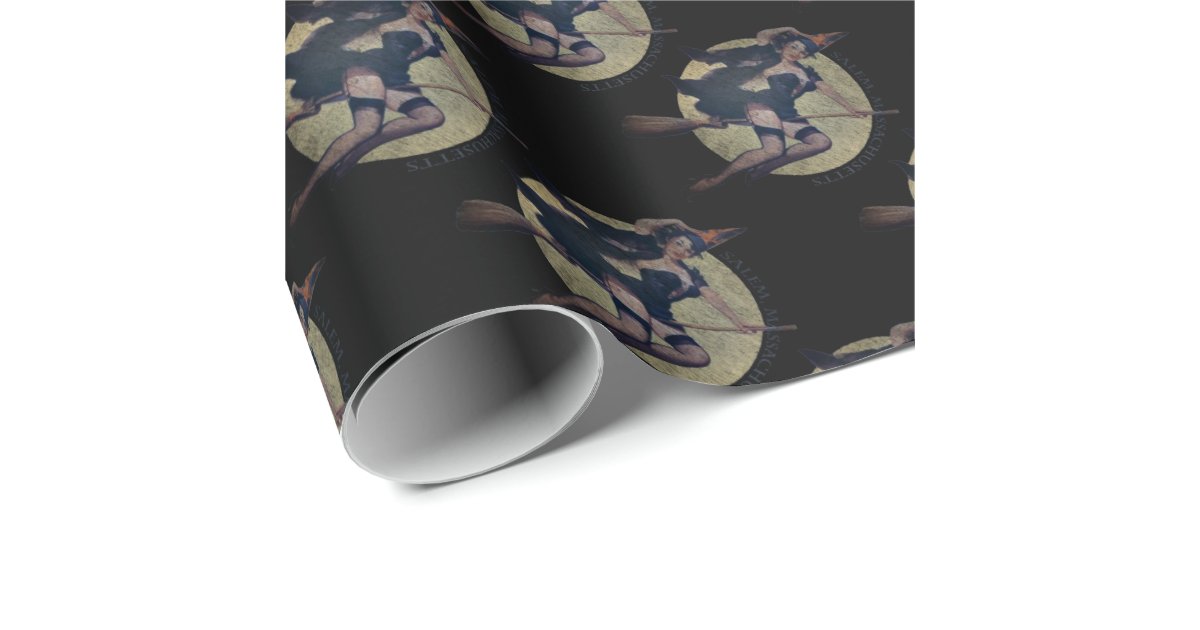 Salem Witch Wrapping Paper | Zazzle