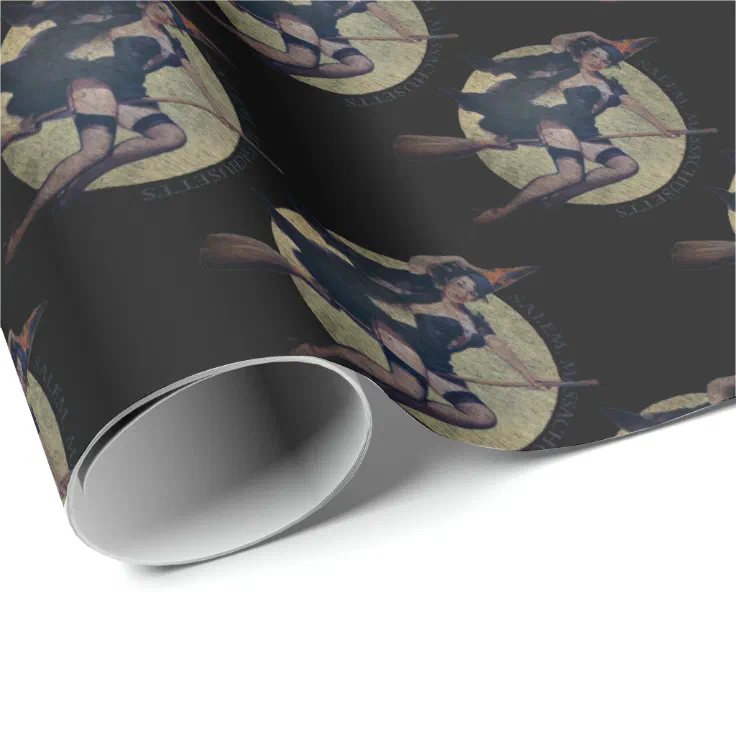 Salem Witch Wrapping Paper | Zazzle