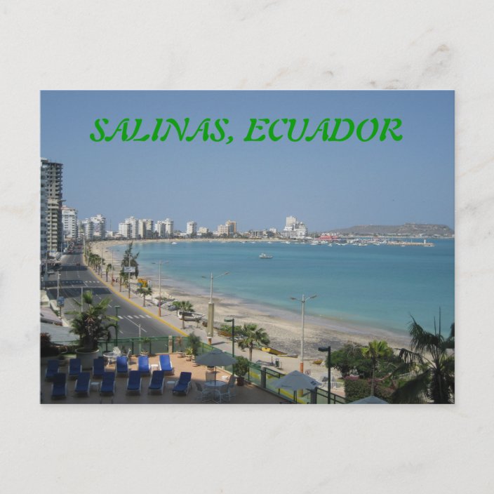 SALINAS, ECUADOR POSTCARD | Zazzle.com