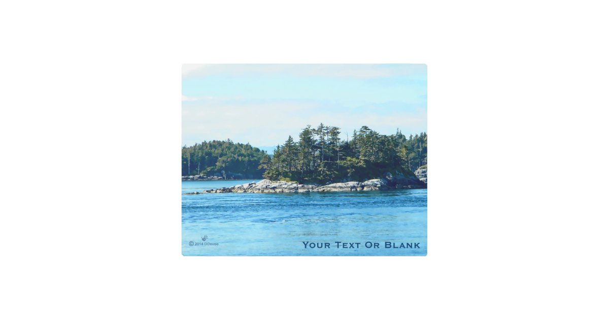 Salish Island Metal Print | Zazzle