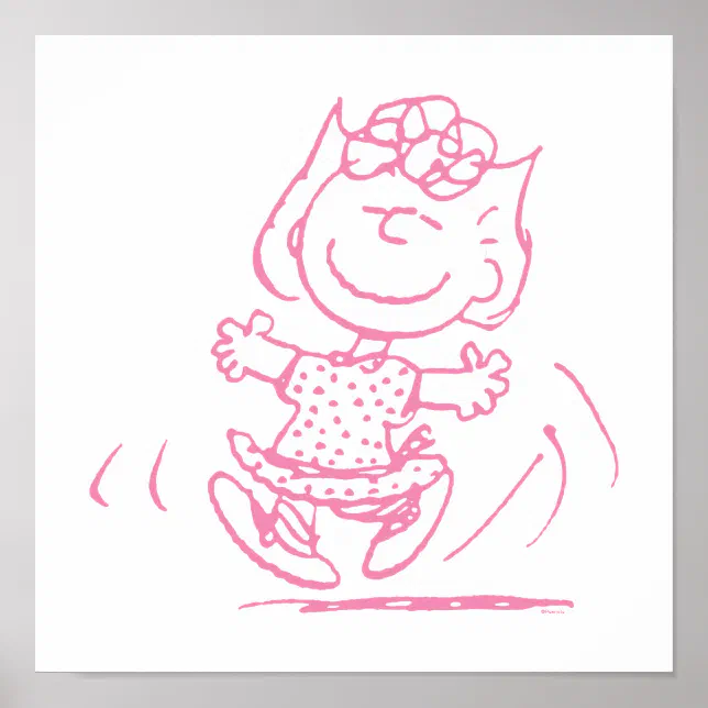 Sally Brown Dancing Poster | Zazzle