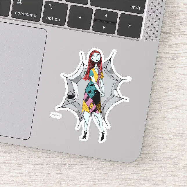 Sally in Spider Web Sticker | Zazzle