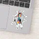Sally in Spider Web Sticker | Zazzle