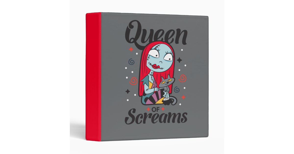 Sally | Queen of Screams Binder | Zazzle
