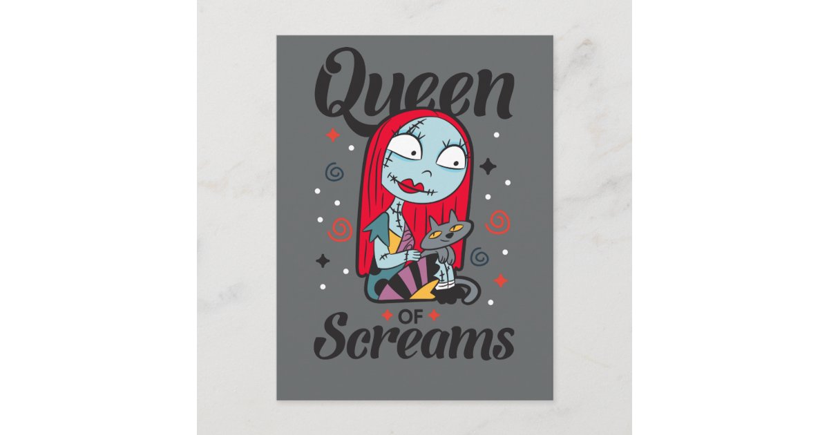 Sally | Queen of Screams Postcard | Zazzle
