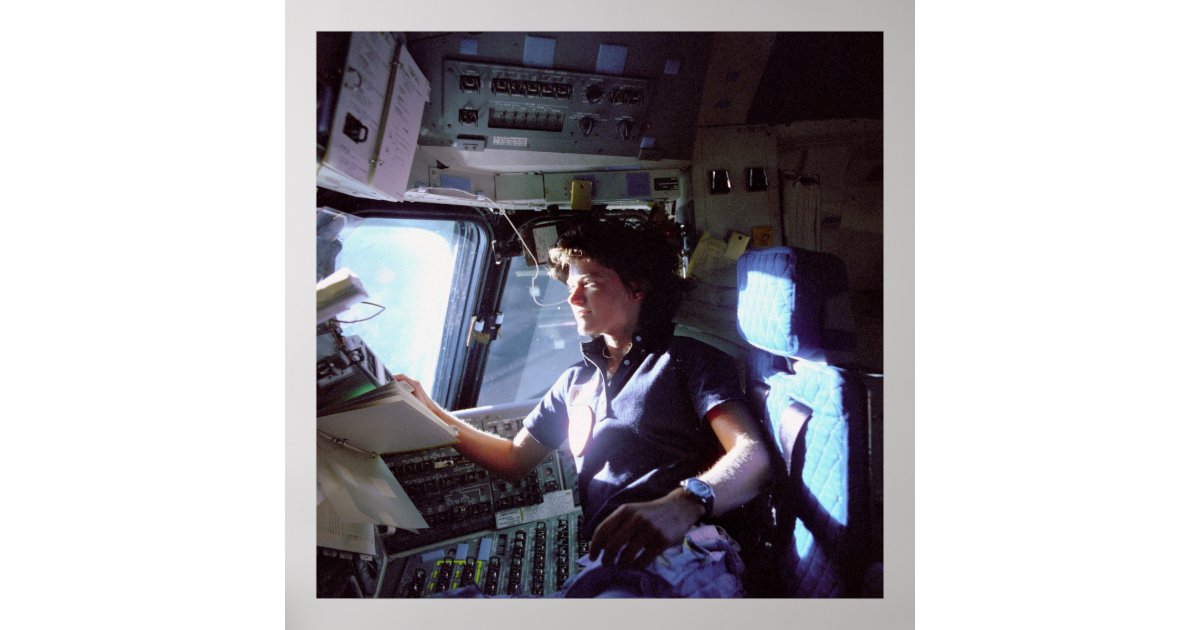 Sally Ride - First U.S. Woman In Space Poster | Zazzle