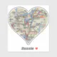 Salmon Arm BC Vintage Map Sticker | Zazzle