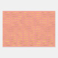 Salmon Pink and Gold Wrapping Paper Sheets | Zazzle