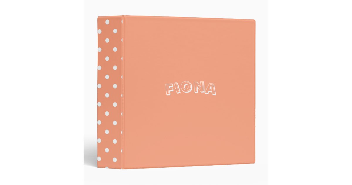 Salmon Sunset Personalized Binder | Zazzle