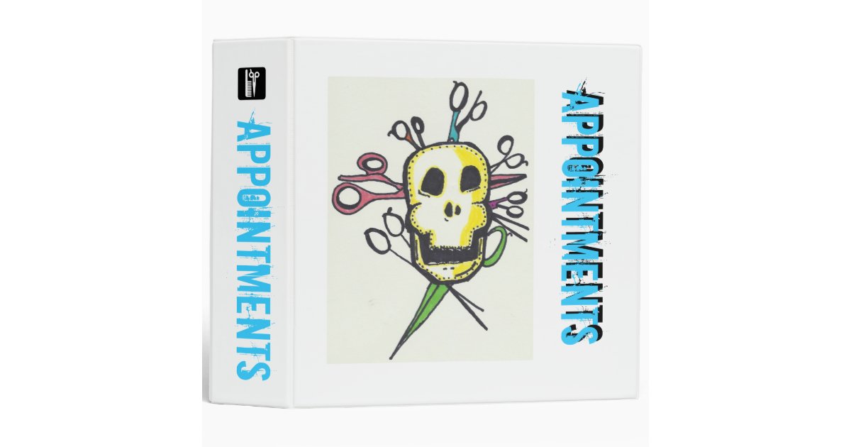 Salon Appointment Book Binder | Zazzle