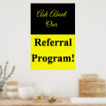 Salon Barbershop Posters Referral Program | Zazzle