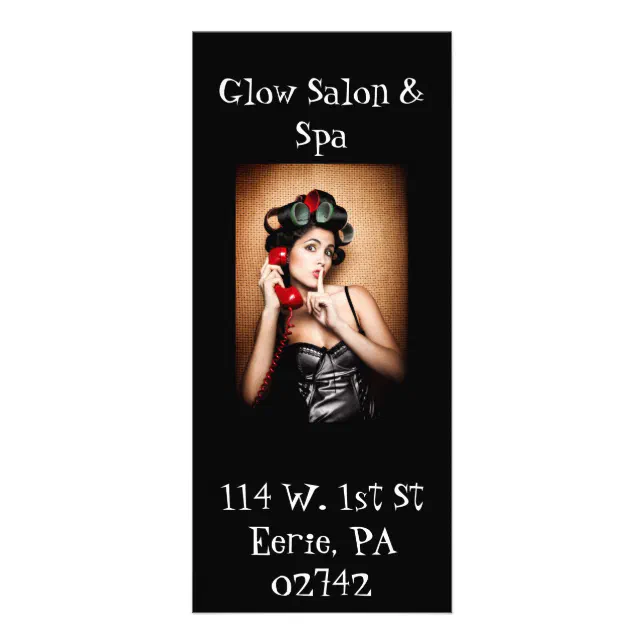 Salon & Spa rack card,... Rack Card | Zazzle