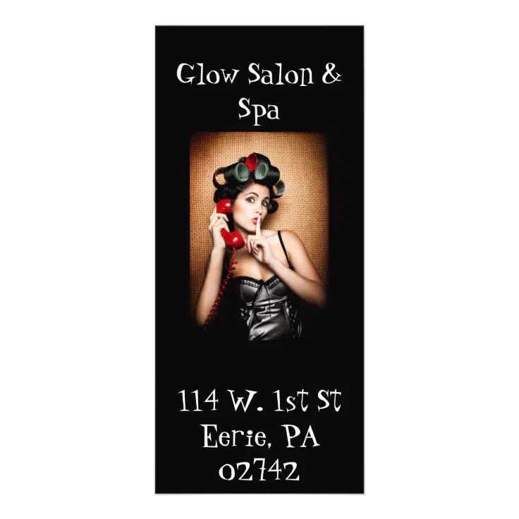 Salon & Spa rack card,... Rack Card | Zazzle