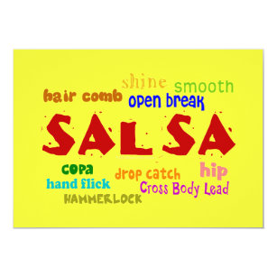 Salsa Dancing Invitations | Zazzle