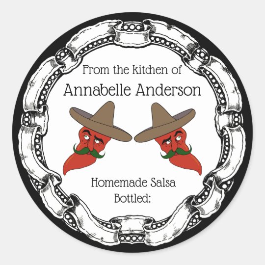 Salsa Label Personalize | Zazzle.com
