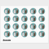 Salt and Pepper Classic Round Sticker | Zazzle