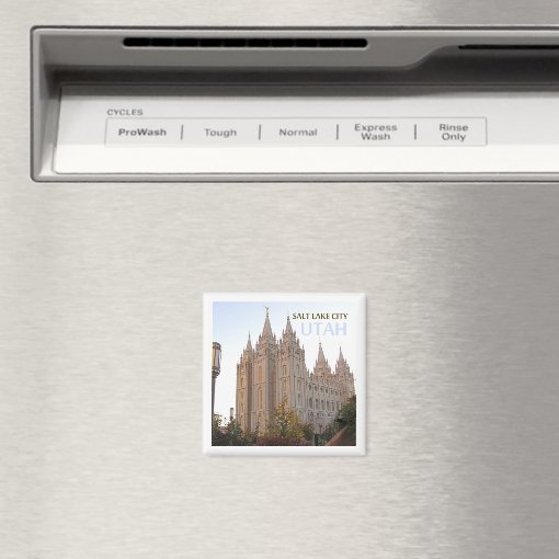 Salt Lake City Utah Travel Souvenir Fridge Magnet | Zazzle